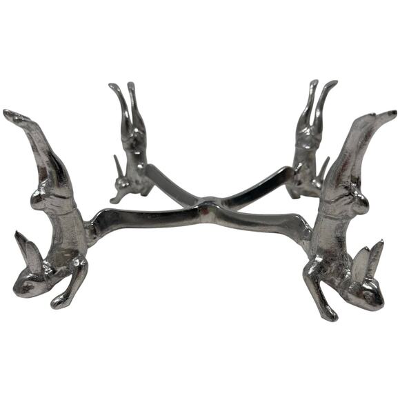 Arthur Court | Accents | Arthur Court 986 Pewter Rabbit Bunny Bowl ...